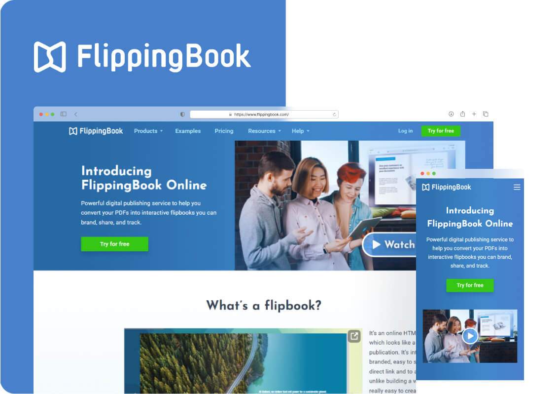 Flipping Book - Convert PDFs into Flipbook Portfolio